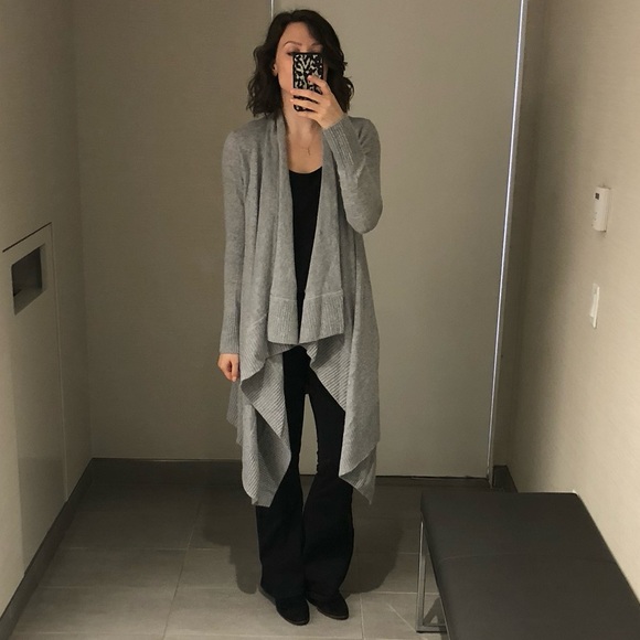 Alice + Olivia | Sweaters | Alice Olivia Cashmere Waterfall Cardigan ...